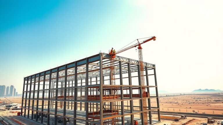 Warehouse Construction in Riyadh - Saudi Steel Work