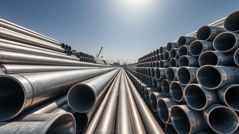 Steel Pipes in Jubail - Saudi Steel Work