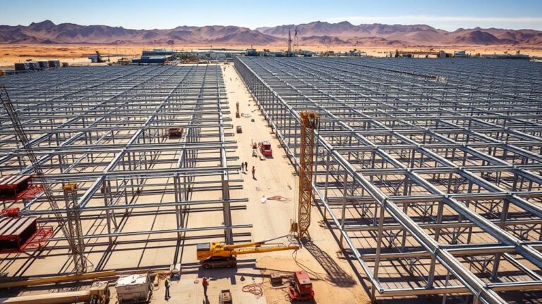 Steel Structure Manufacturers in Tabuk (NEOM Region) - Saudi Steel Work